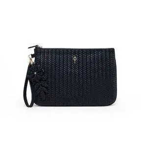 OTRERA Braided Clutch Black