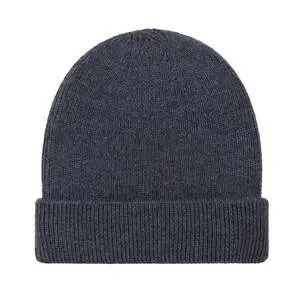 PAUL JAMES KNITWEAR Heavyweight Merino Activewear Beanie Charcoal - Grey