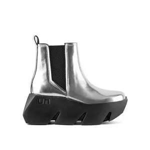 United Nude Silver / Black Bull Chelsea Silver - Silver/black