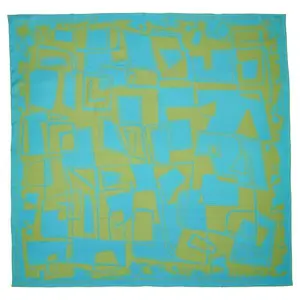 RICHARD ALLAN LONDON Hepworth Silk Scarf - Green