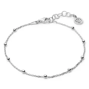 SIF JAKOBS JEWELLERY Sterling Bead Chain Bracelet - Silver