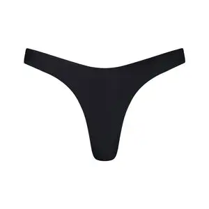 PLAYALUXE Malibu High Cut Bikini Bottom - Black
