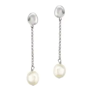 BIKO Paloma Pearl Drops - Silver