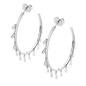 LUCY QUARTERMAINE Sterling Multi Drop Hoops