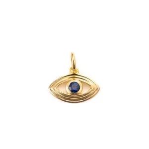 BELINDA JEWELZ Sapphire Evil Eye Charm - Blue
