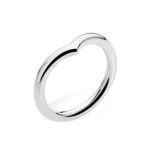 LUCY QUARTERMAINE Wishbone Midi Drip Ring - Silver