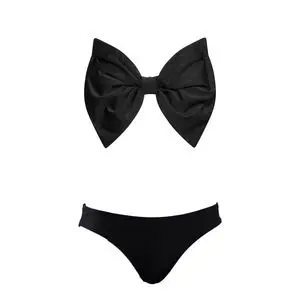 PAOLA AMADOR Bikini Bow - Black