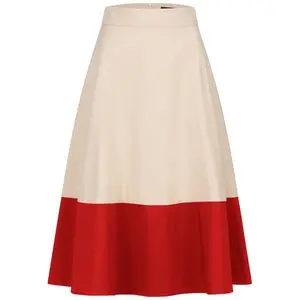MARIANNA DÉRI Midi Skirt Sand-red