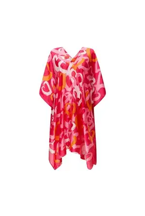 JAMES LAKELAND Heart Print Kaftan
