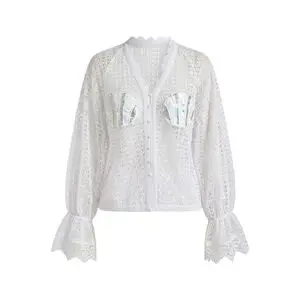 GLAM ON YOU Delphine Top - White