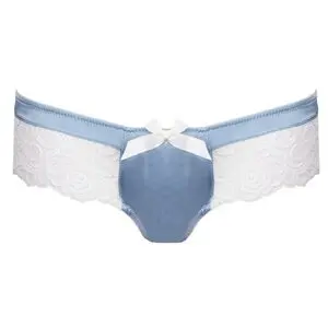 EMMA HARRIS Signature Sky Skirted Thong - Blue