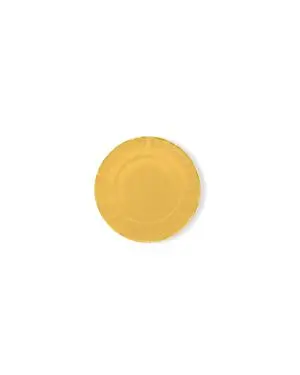 Mojjere Fine Porcelain Dessert Plate Papaya Color Design - Orange