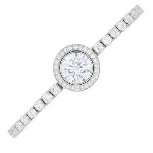 MAISON DE GALA Tennis Bracelet With Pave Set Stones - Silver