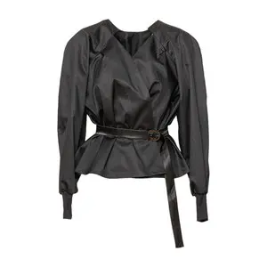 ARTISTA Sarah V-neckline Blouse - Black