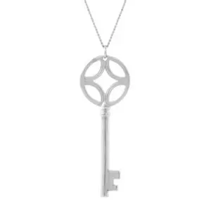 LEE RENEE Key Necklace - Silver