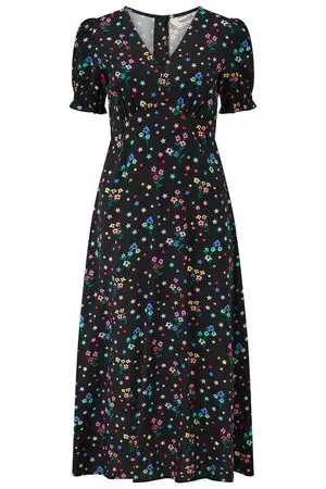 SUGARHILL BRIGHTON Maryjane Midi Dress Rainbow Sprigs