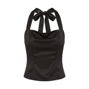 ASHITA FERNANDES Tailored Fit Top - Black