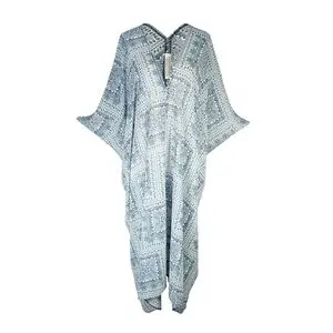 JENNAFER GRACE Tahoe Caftan - Blue