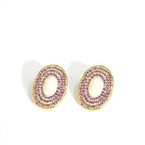 ORNARE THE LABEL Siren Earrings Blush - Gold