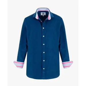 KOY CLOTHING Dark Cord Shirt - Blue