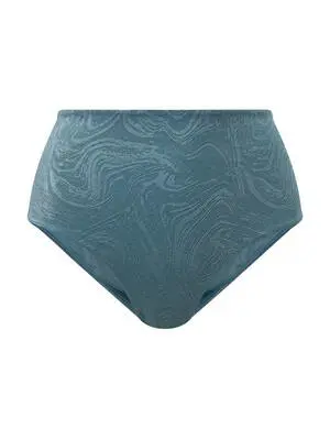 BAÍAH Mattina Bikini Bottom Teal Cloud - Blue