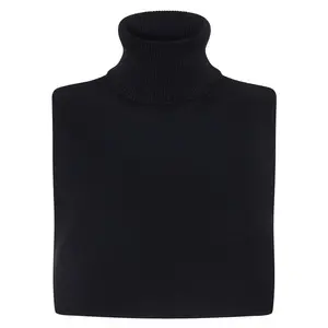 PAUL JAMES KNITWEAR Extra Fine Merino Allegra Neck Warmer - Black
