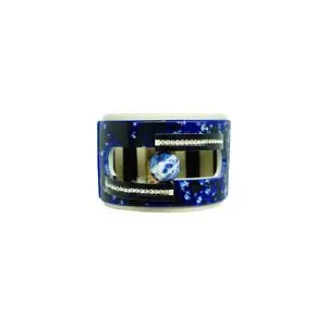 GISSA BICALHO Handmade Acrylic Bracelet Orion - Blue