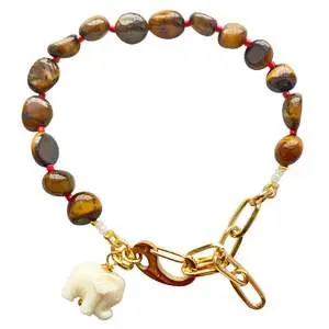 SMILLA BRAV Simson Tiger Eye Bracelet - Brown