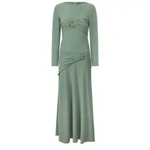 CELESTINE & MAE Jade Maxi Dress In Sage - Green