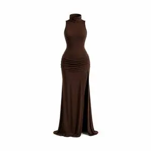 MAISON DE GALA Isadora Mocha Gown - Brown