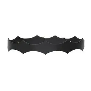 HAUTE CUIR Fynn Waist Leather Belt - Black