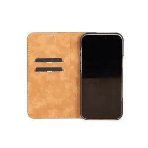 LEATHERE Iphone 16 Series Leather Wallet Case Seoul - Black