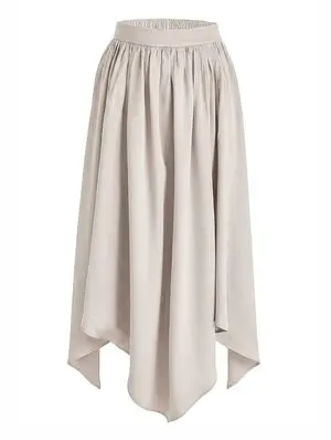 HELENE GALWAS Neutrals Ilkare Viscose Skirt - Beige