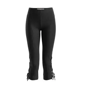 LOVE AND NOSTALGIA Sarah Lace Up Capri Legging