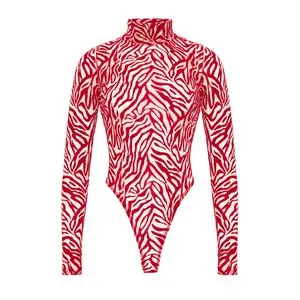 PERILLA Kylie Bodysuit Long - Red