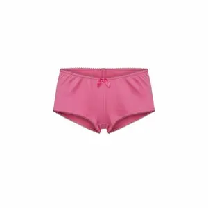 THE COOLGIRL NYC Jane Boyshort In Cotton - Pink