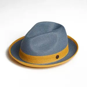 DASMARCA HATS Dasmarca Florence Slate Summer Two Tone Crushable Hat - Grey