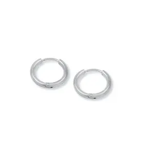 A WEATHERED PENNY Madison Hoops Silver