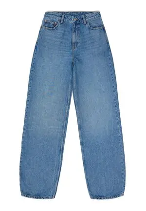 DR. DENIM Donna High Relaxed Stream Sky Used - Blue