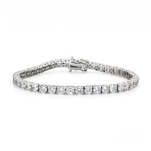 SPERO LONDON Sterling Tennis Bracelet 4mm - Silver