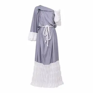 Miro Misljen Grey / White Silver Fantasy Dress - Grey/white