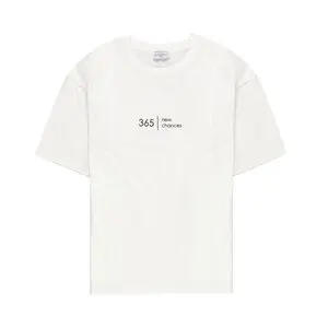 MIMHÍ MAISON Oversized Off- Cotton T-shirt - White