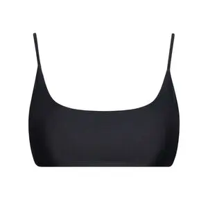 PLAYALUXE Malibu Bralette Bikini Top - Black
