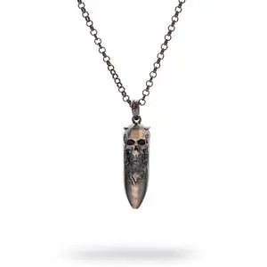 EBRU JEWELRY Skull Fang ’s Sterling Necklace - Silver
