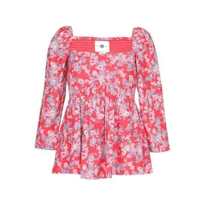 EM & SHI Colour Me Love Top - Red