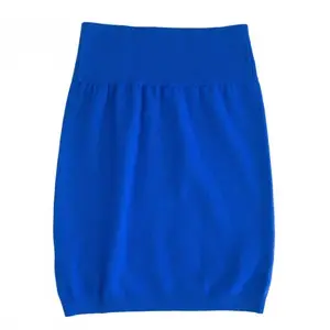 ZENZEE Cashmere Mini Skirt - Cobalt Blue