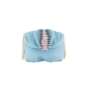 OTRERA Pastel Mini Leda Leather Cossbody - Blue