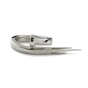 KASUN LONDON Nail Wrap Ring - Silver
