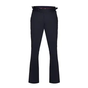 DAVID WEJ Paco Gurkha Chinos Trouser In Navy - Blue