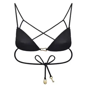 BIANCA RESORTWEAR India Bikini Top - Black